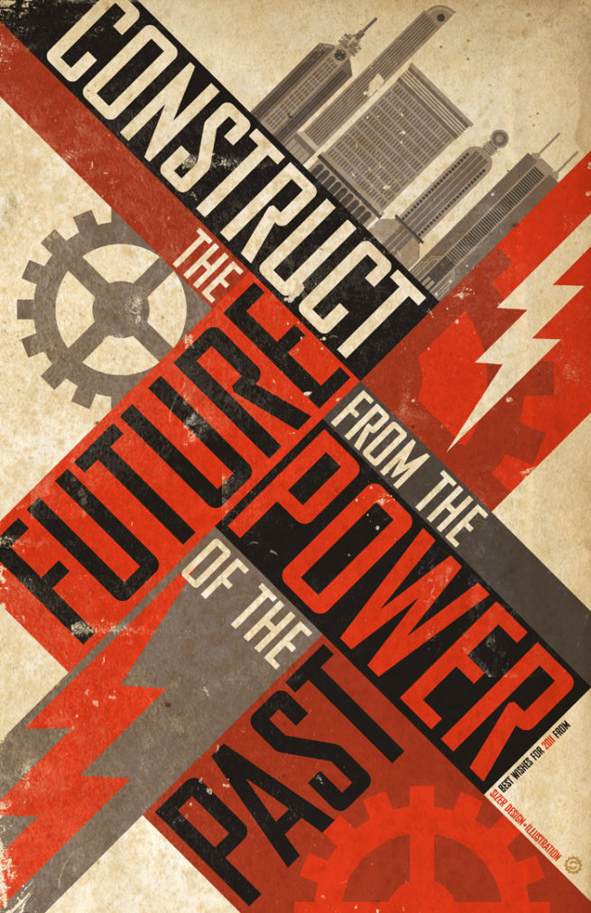 CONSTRUCT THE FUTURE POSTER – Sizer Design + Illustration